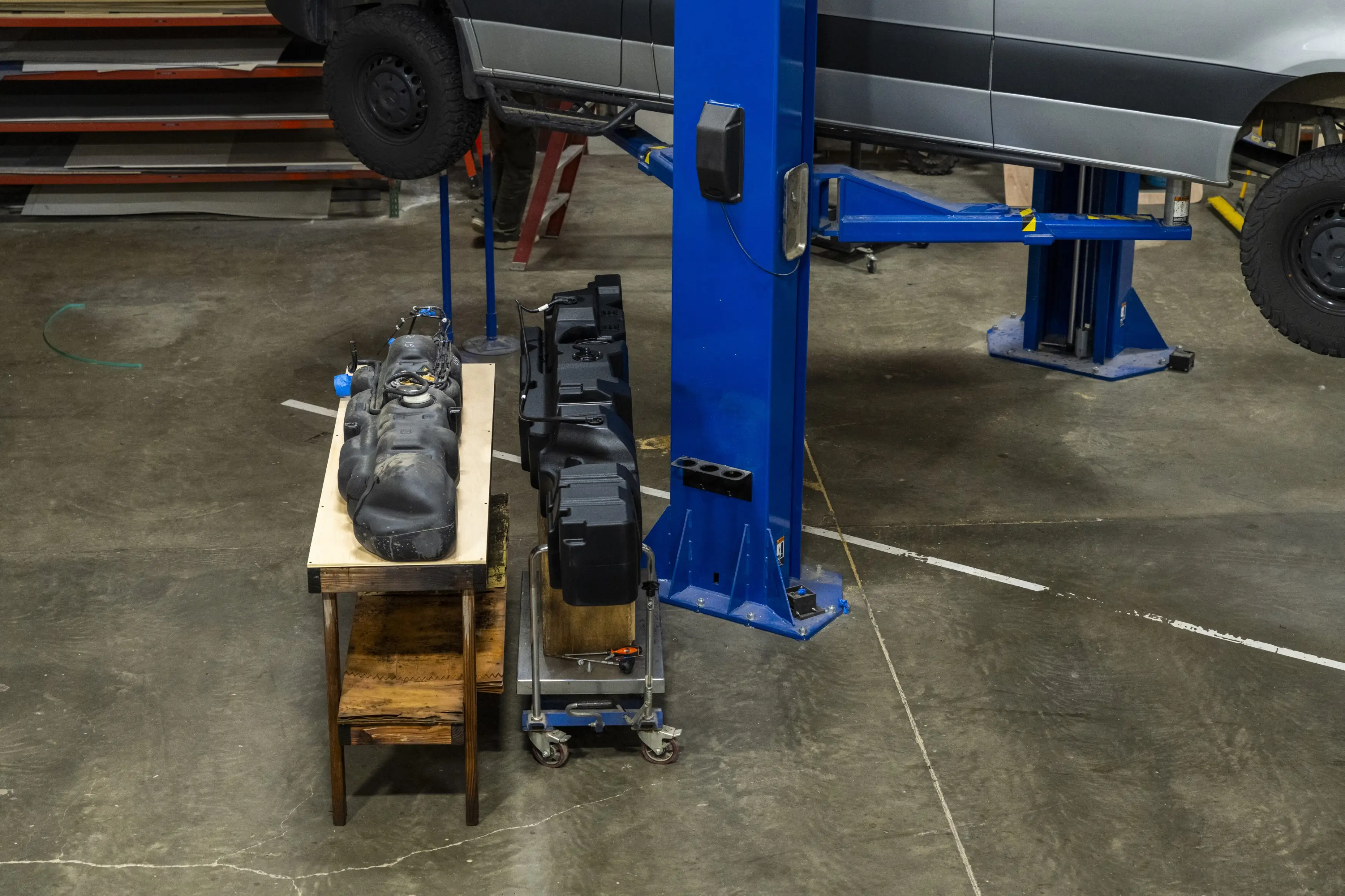 Auxiliary Fuel Tank Installation for Vans | Extended Range Solutions ...